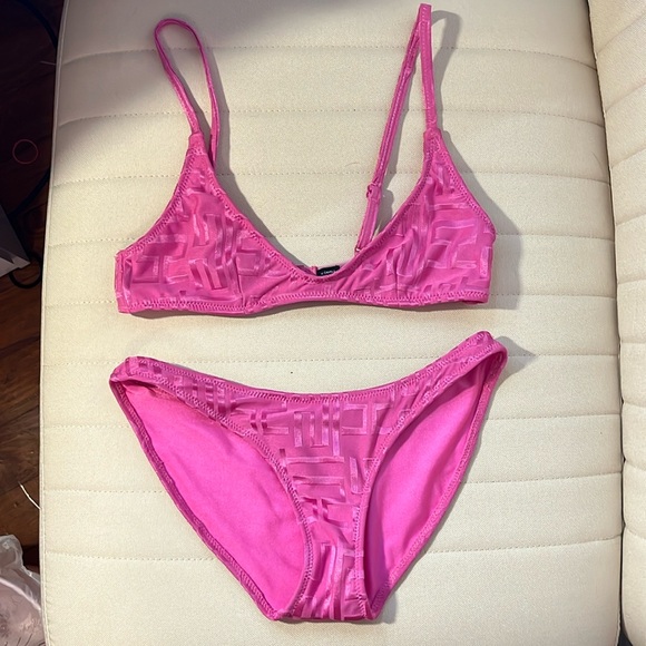 triangl swimwear | Swim | Hot Pink Triangl Bikini Maia Shape Full ...